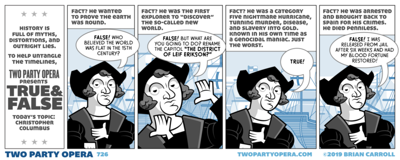 Two Party Opera – A comic about presidents and other star-spangled banter.