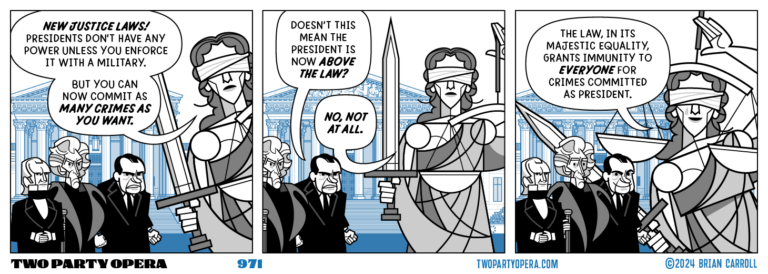 Two Party Opera – A comic about presidents and other star-spangled banter.