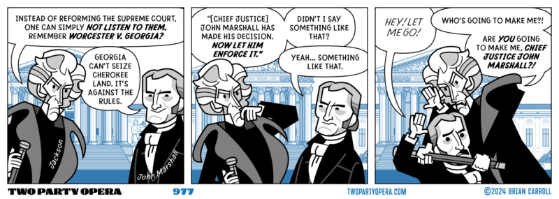 Two Party Opera – A comic about presidents and other star-spangled banter.